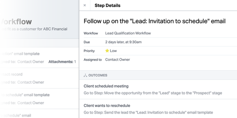 Workflows Wealthbox Crm