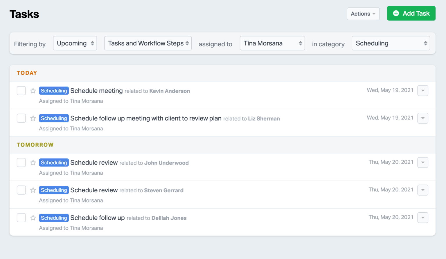 New in Wealthbox: Workflow Step Categories | Wealthbox CRM