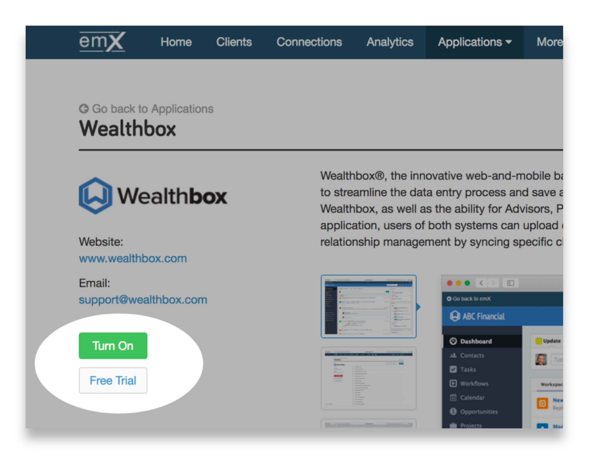 Get Started with Wealthbox + eMoney
