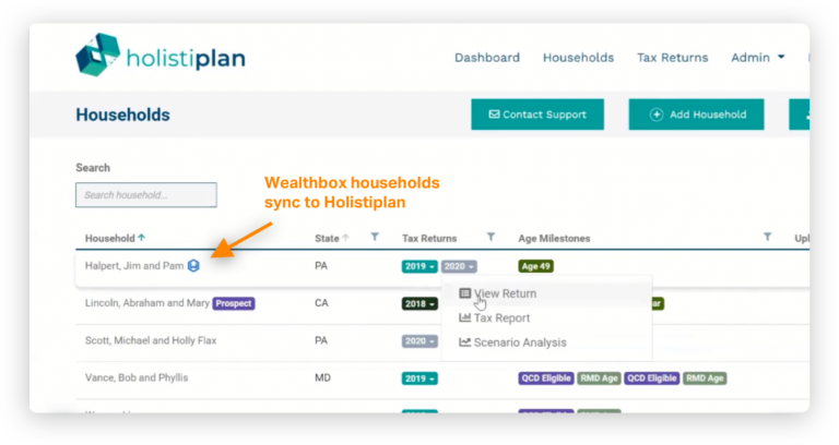 Get Started with Wealthbox + Holistiplan