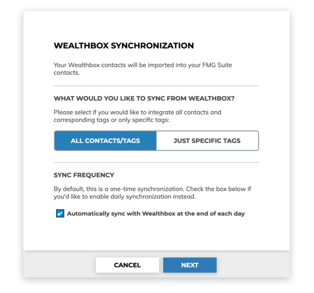 Get Started with Wealthbox + FMG