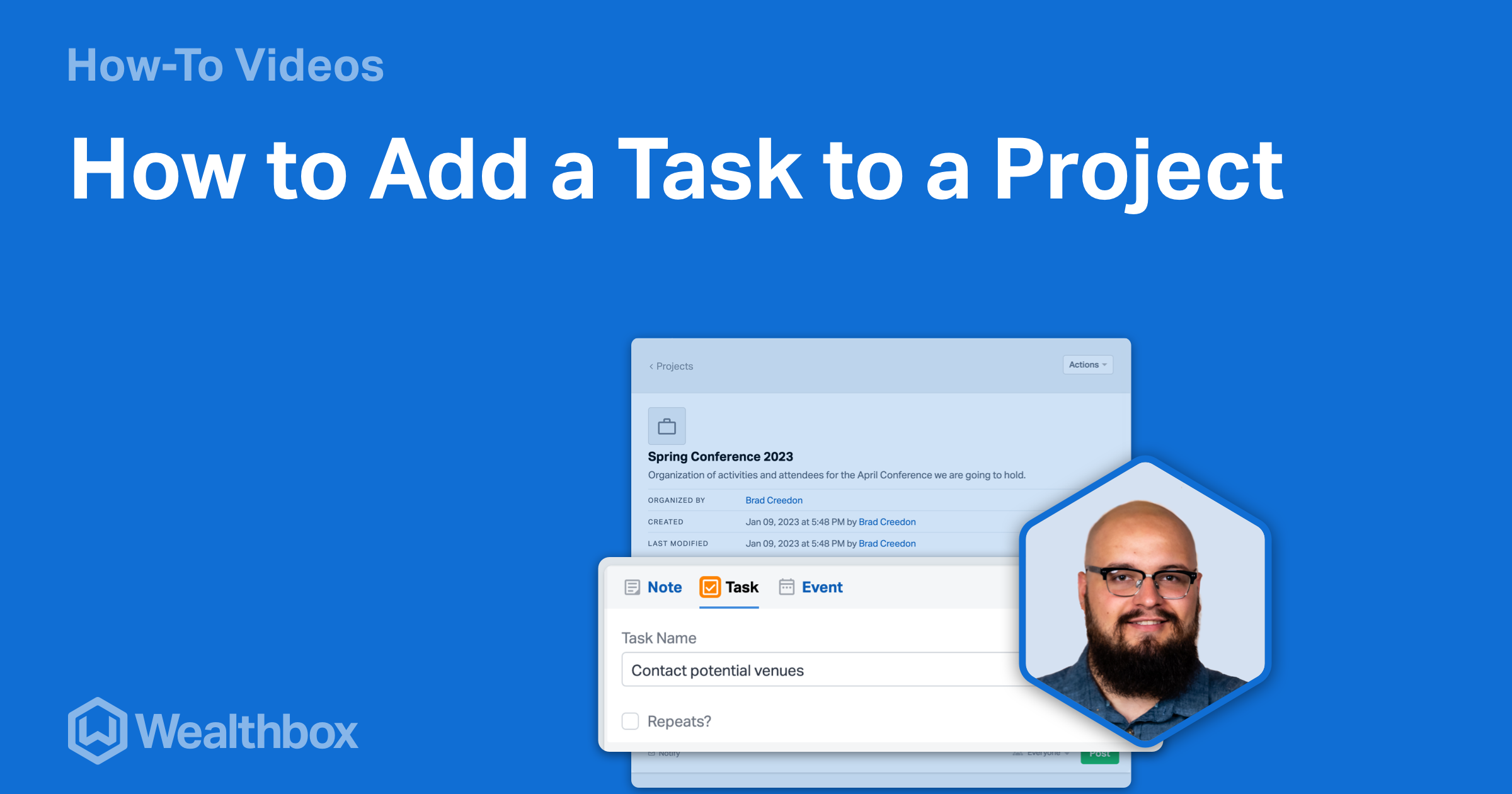 How to Add a Task to a Project | Wealthbox CRM