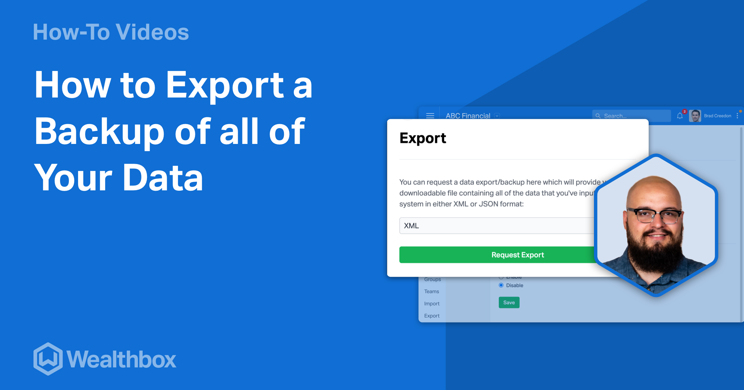 How to Export a Backup of All of Your Data | Wealthbox CRM