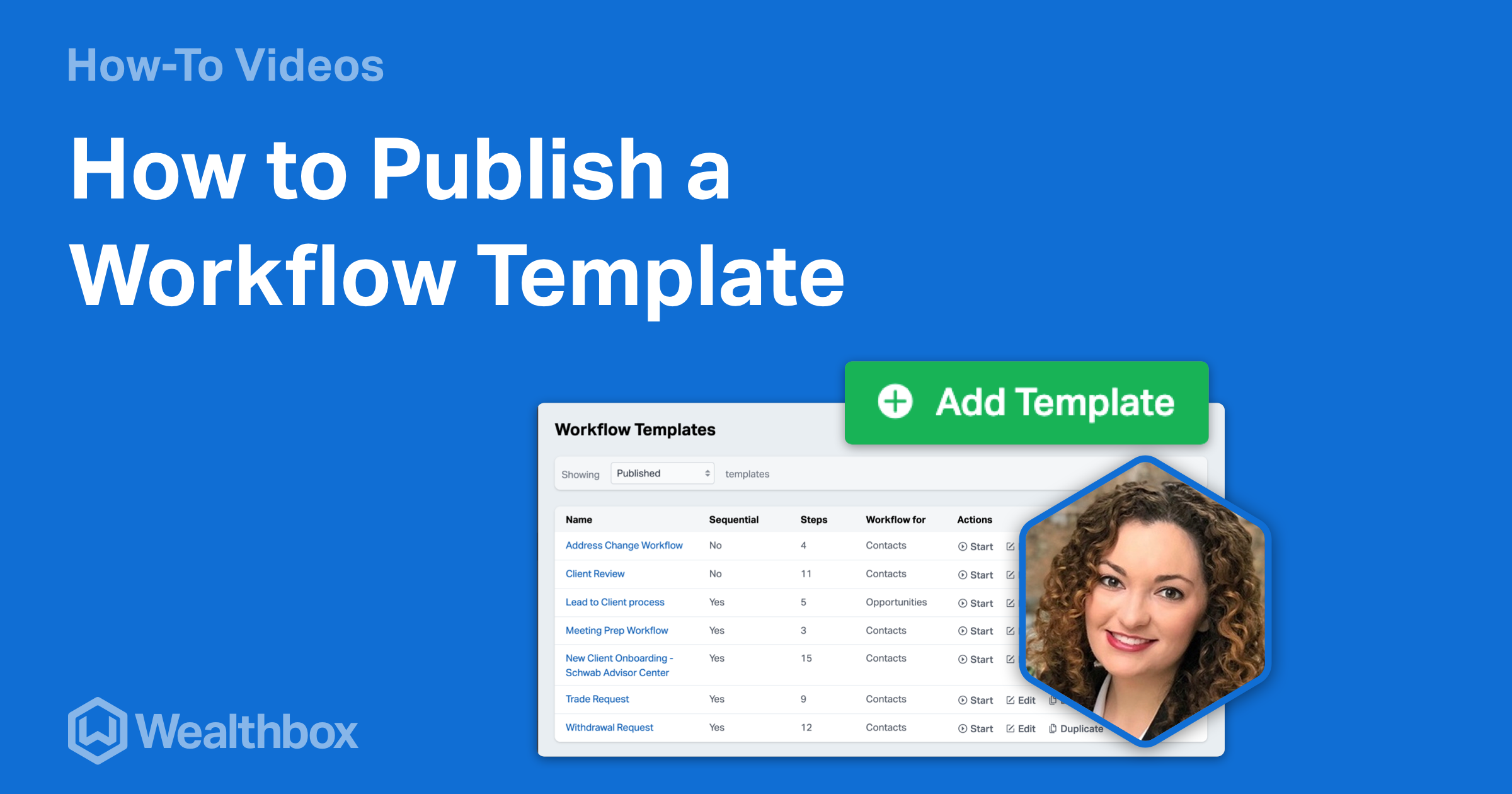 How to Publish a Workflow Template | Wealthbox CRM