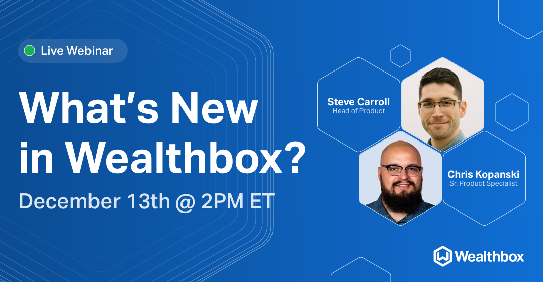 What’s New in Wealthbox? A Fun & Fast Webinar On Hot New Features ...