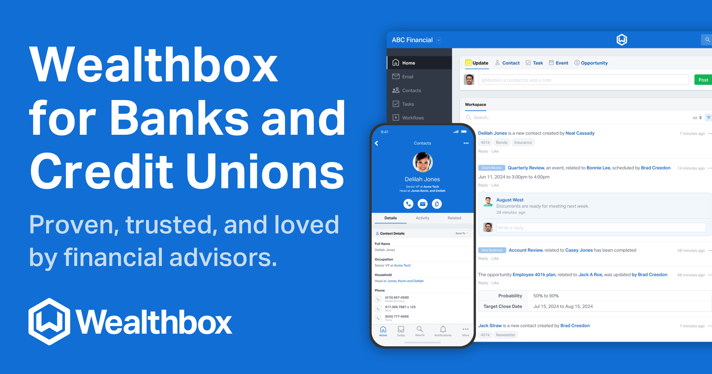 Wealthbox for Banks & Credit Unions | Wealthbox CRM