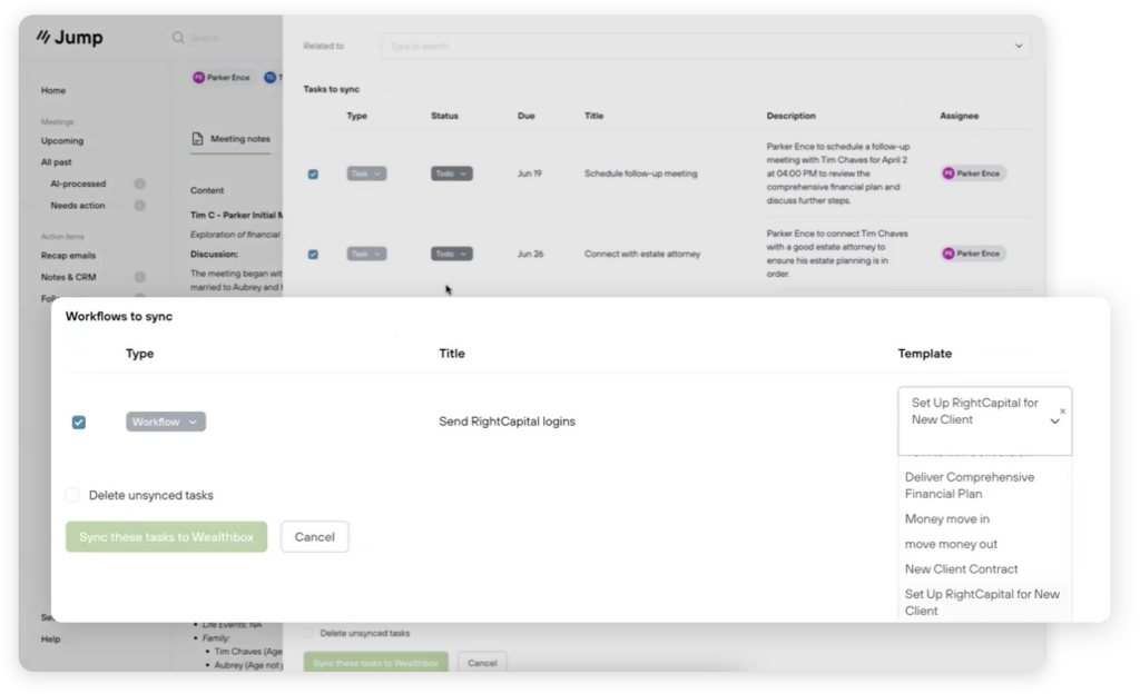 Get Started with Wealthbox + Jump | Wealthbox CRM