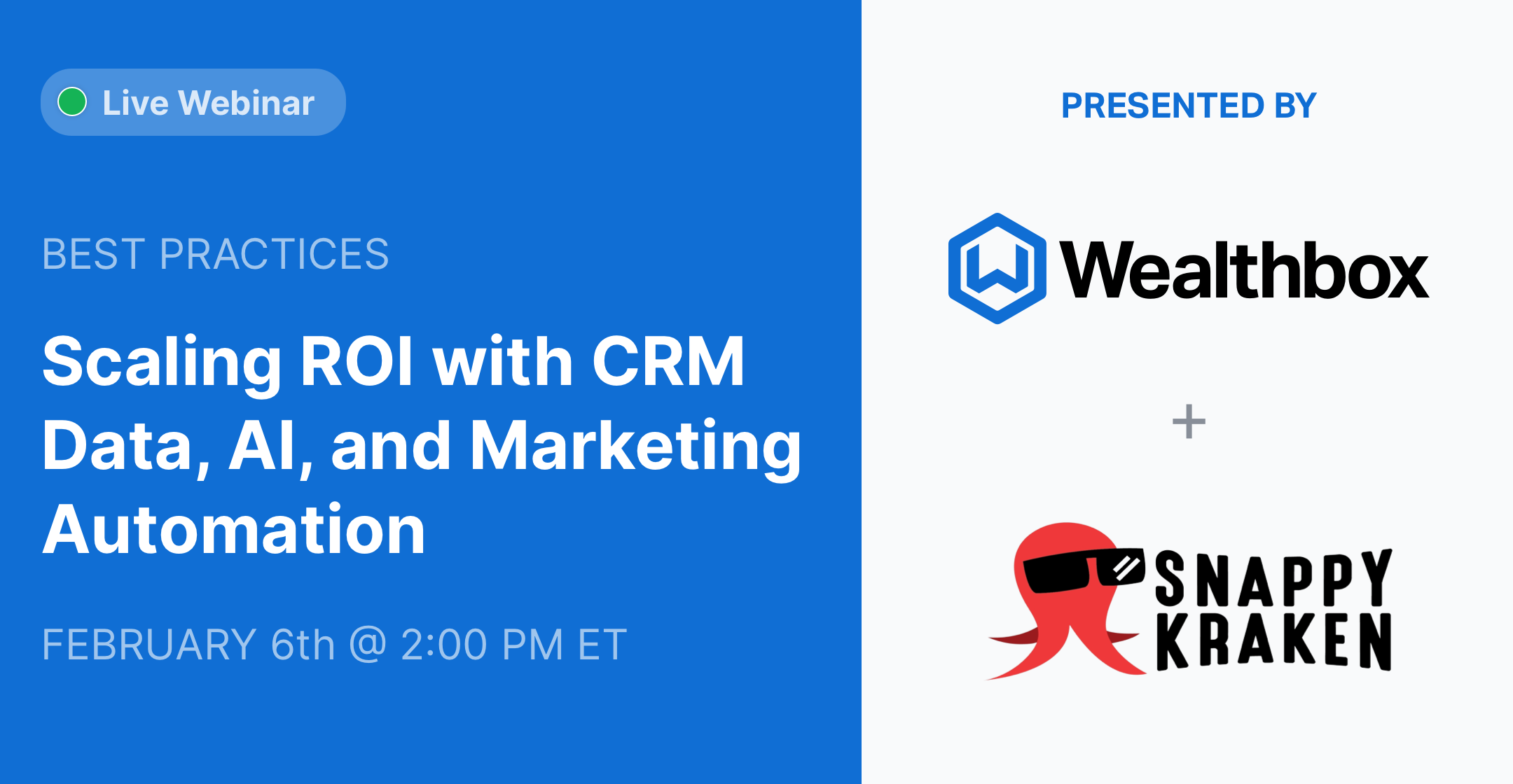 The Future of Advisor Marketing: Scaling ROI with CRM Data, AI, and Marketing Automation ...