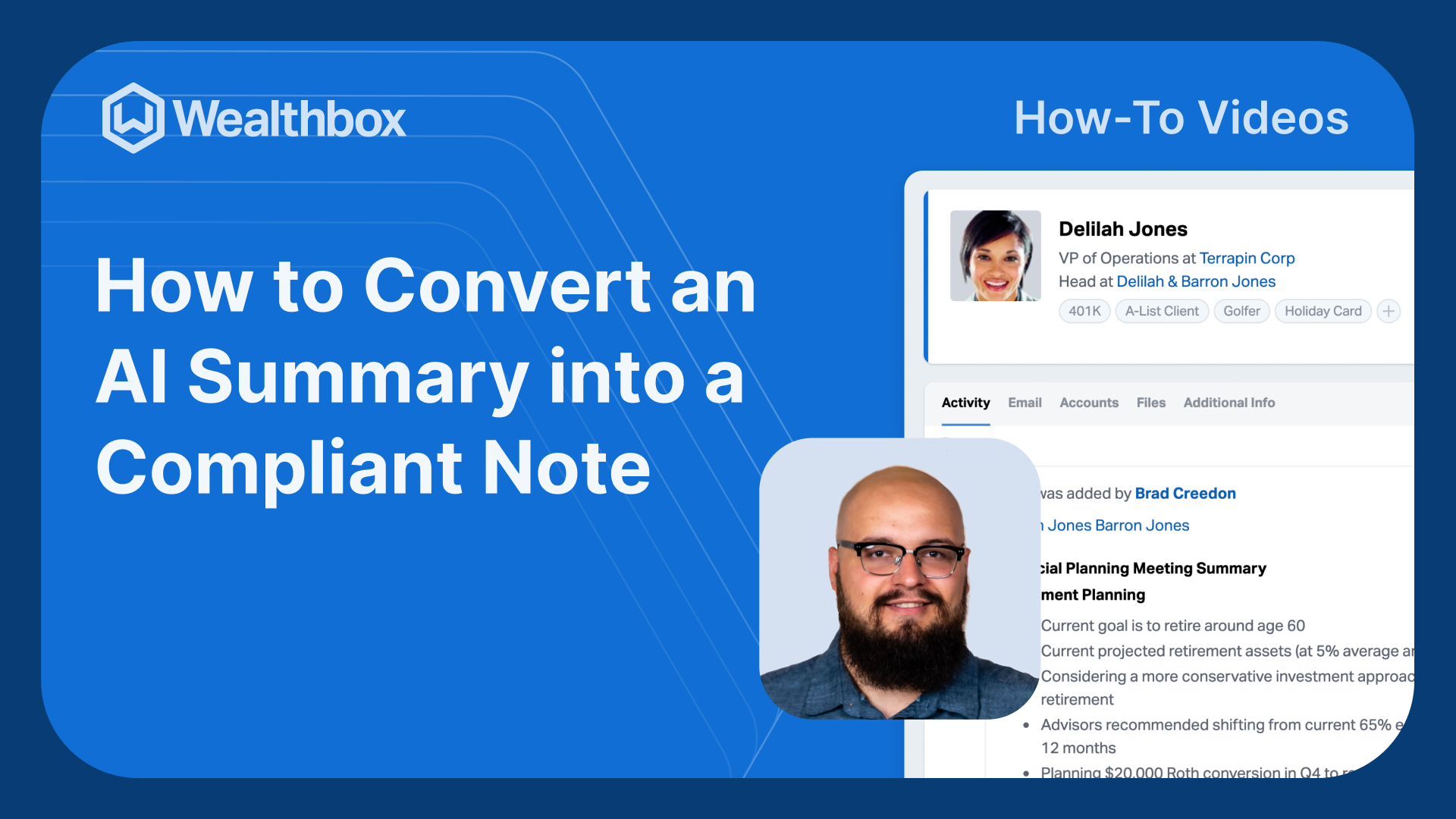 How to Convert an AI Summary into a Compliant Note | Wealthbox CRM