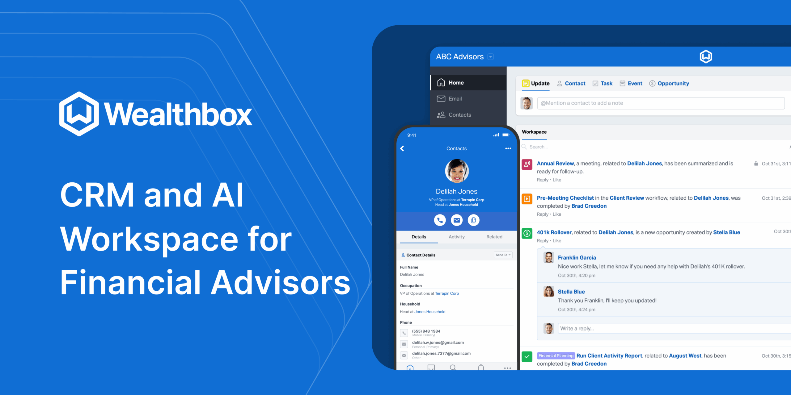 Wealthbox | CRM and AI Workspace for Financial Advisors